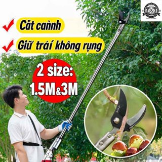 TayThợGiỏi Kéo Cắt Tỉa Cành Cây Trên Cao 1.5M & 1.8–3M – Lưỡi SK5 Sắc Bén, Cán Hợp Kim Nhôm Cứng ...