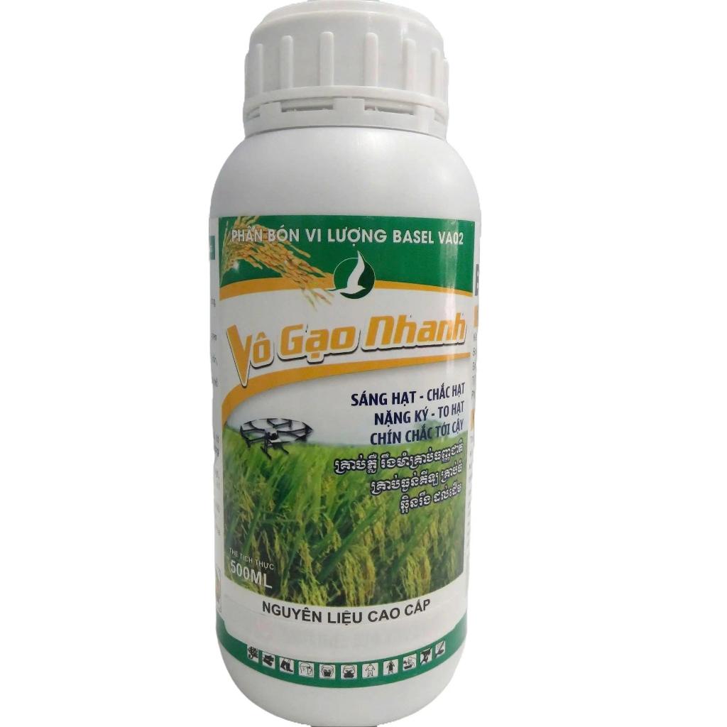 VÔ GẠO NHANH CHAI 500ML - Vô gạo cực nhanh, lúa thoát trổ nhanh và đồng ...