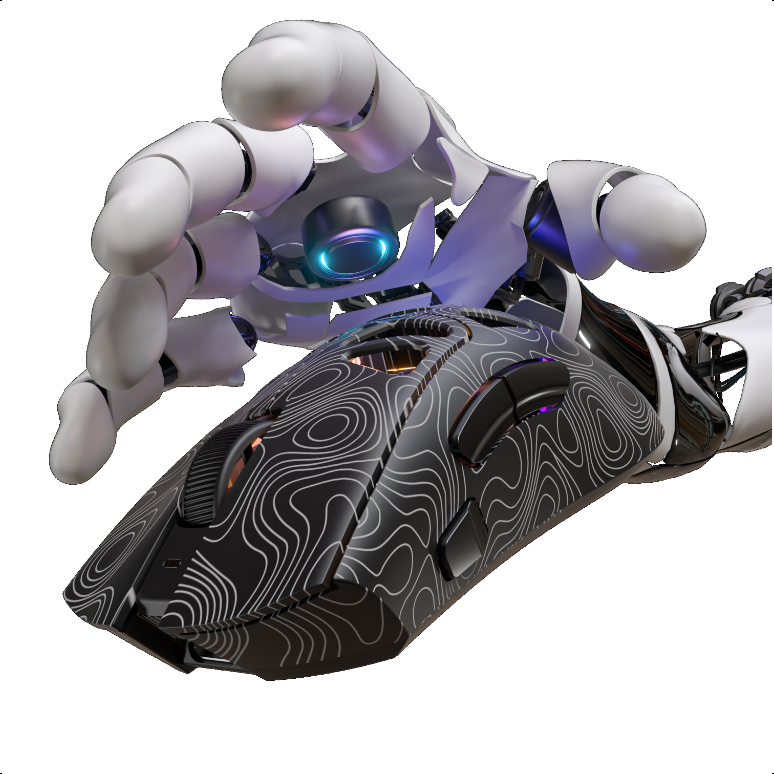 Chuột Gaming không dây văn phòng FURYCUBE G11 2.4G USB Bluetooth nhẹ và ...