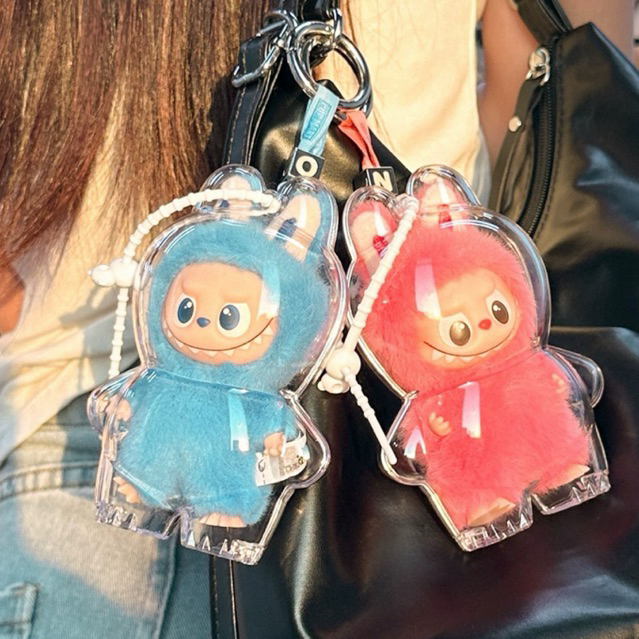 Túi Labubu trong suốt mini ver 4 Pin For Love | Case bảo vệ Labubu ...
