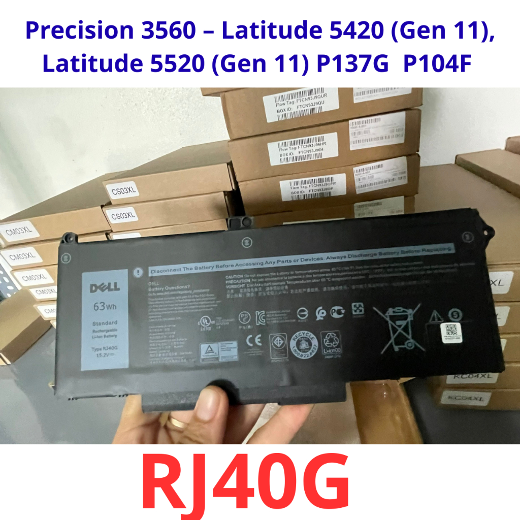 Pin Laptop Dell Precision 3560 – Latitude 5420 (Gen 11), Latitude 5520 ...