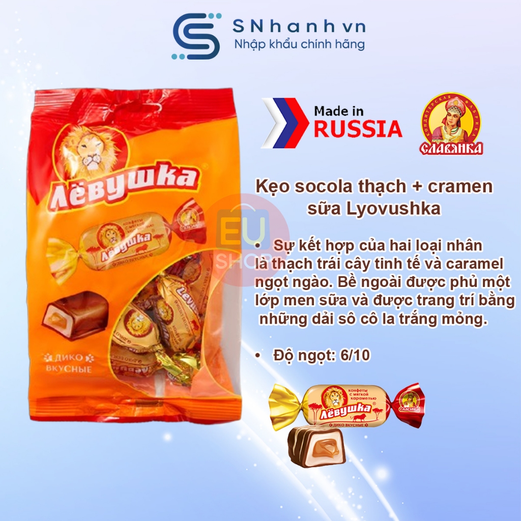[DATE T7-2026] Socola Levushka Slavyanka các vị (Sư tử) | Shopee Việt Nam