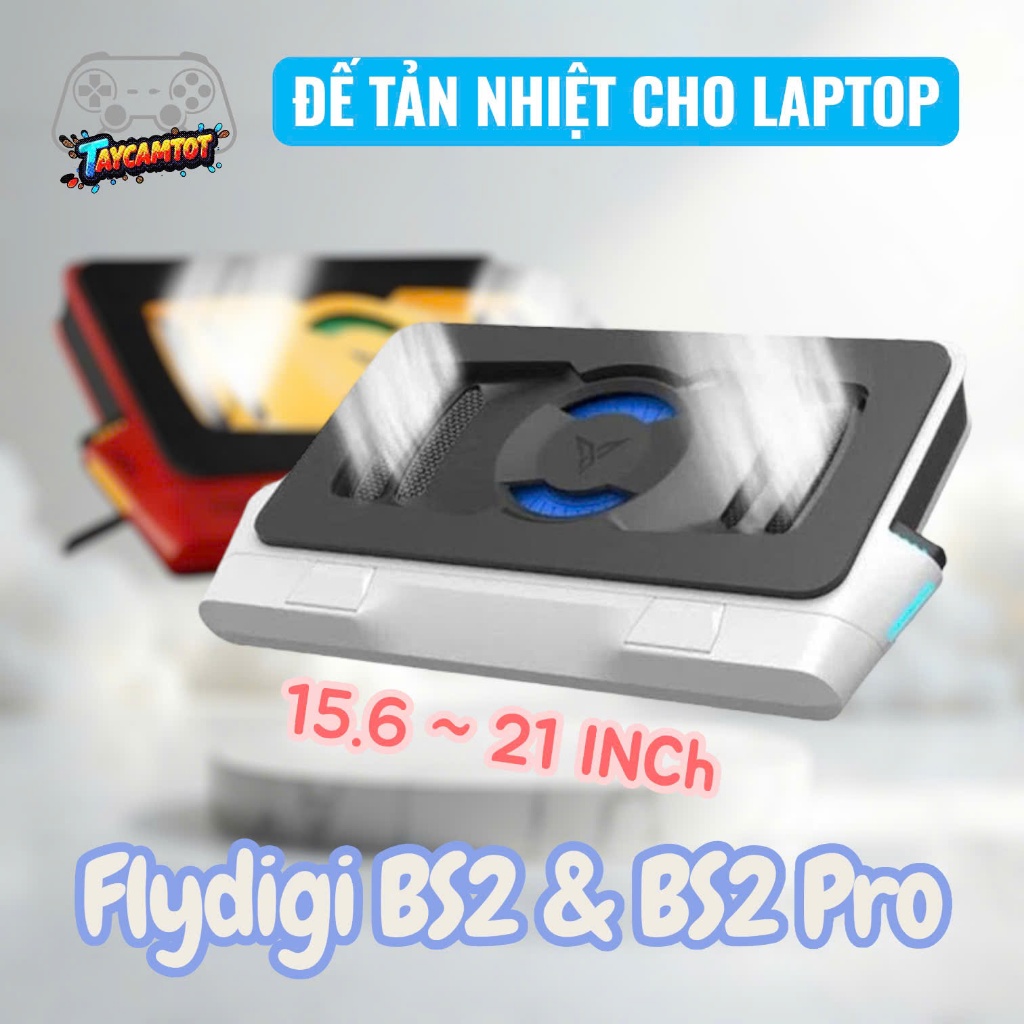 Flydigi BS2 Pro và BS2 - BH 12T - Đế tản nhiệt laptop hiệu suất cao êm ...