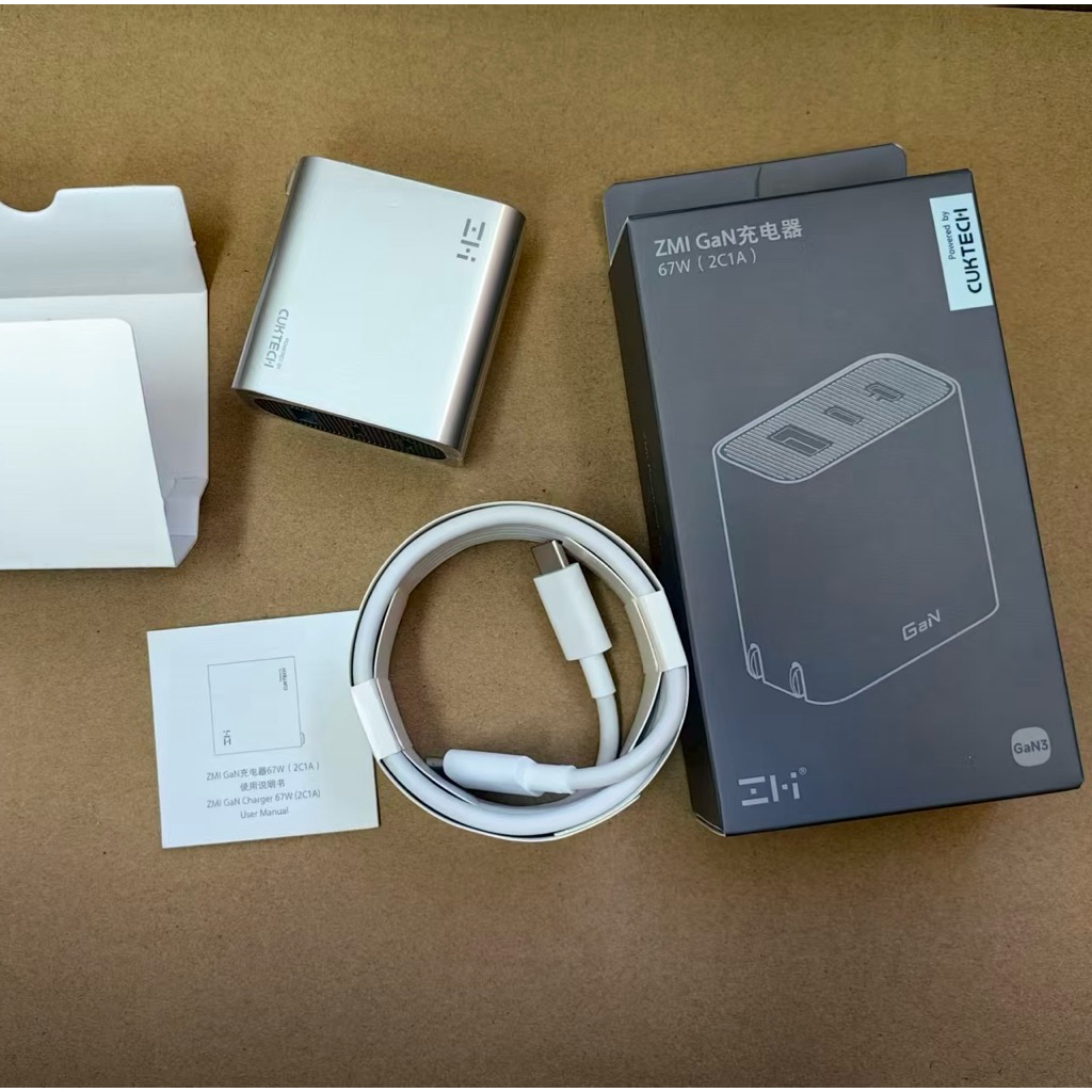 Bộ Sạc Nhanh CUKTECH PD 67W - Sạc Gallium Nitride 2C1A Bộ Chuyển Đổi Ba ...