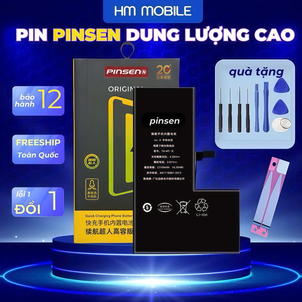 Pin Dung Lượng Cao Cho IP 6/7/8/X/11/12/13/14/15PLUS/MINI/PRO/PRM - BH ...