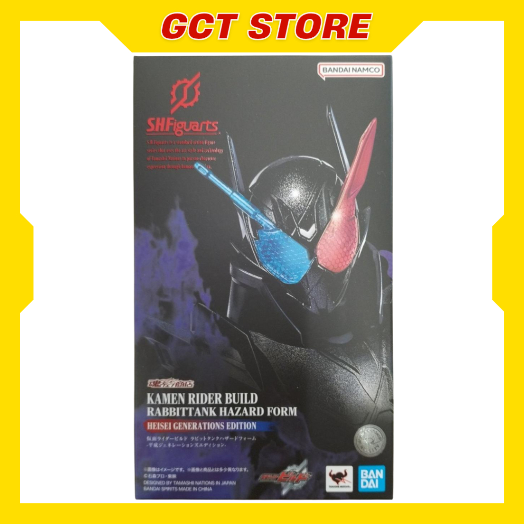 [CÓ SẴN] Mô Hình SHF Kamen Rider Build Rabbit Tank Hazard Form Heisei ...