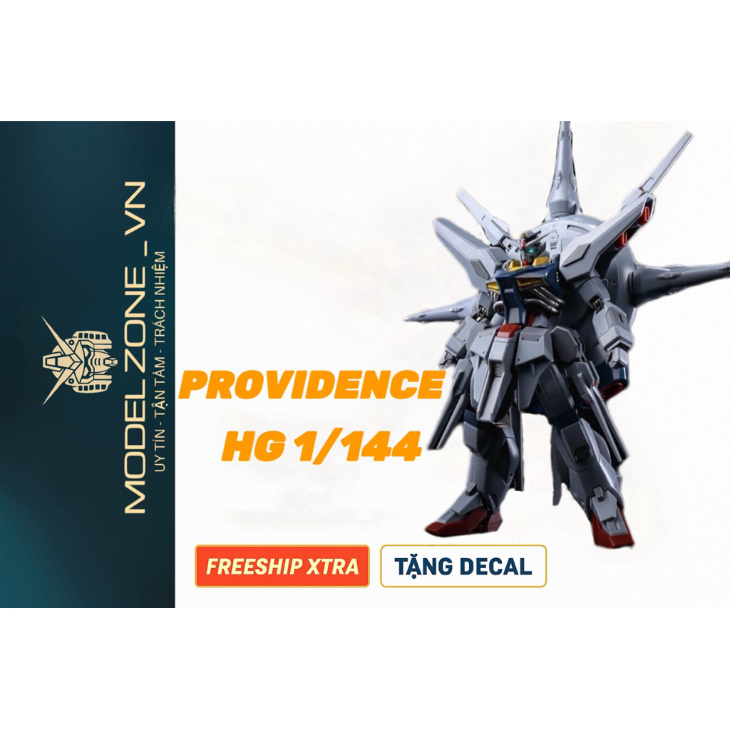 [ HÀNG SẴN] Mô hình lắp ráp HG PROVIDENCE 1/144. Tặng kèm decal nước và ...