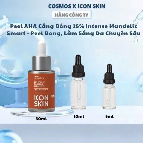 (CÔNG TY) Peel Icon Skin AHA Mandelic 25% giúp căng bóng sáng da, thu ...