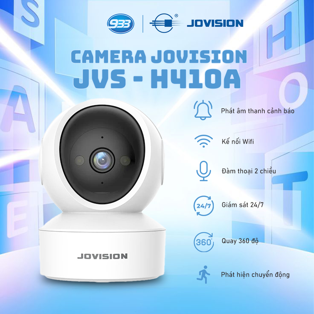 Camera Wifi Thông Minh Jovision JVS-H410A 4MP – Camera An Ninh Xoay 360°, Đàm Thoại 2 Chiều ...
