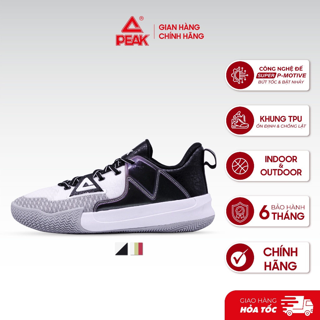 Giày bóng rổ nam Outdoor PEAK Basketball Công nghệ Super P-motive ...