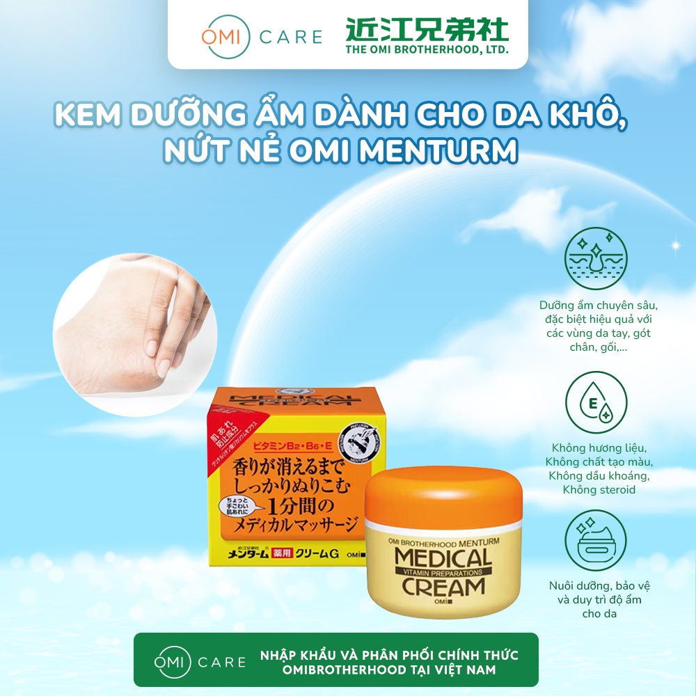 Kem Nứt Gót Chân Kem Dưỡng Ẩm Dành Cho Da Khô, Nứt Nẻ chuẩn Y khoa Omi ...