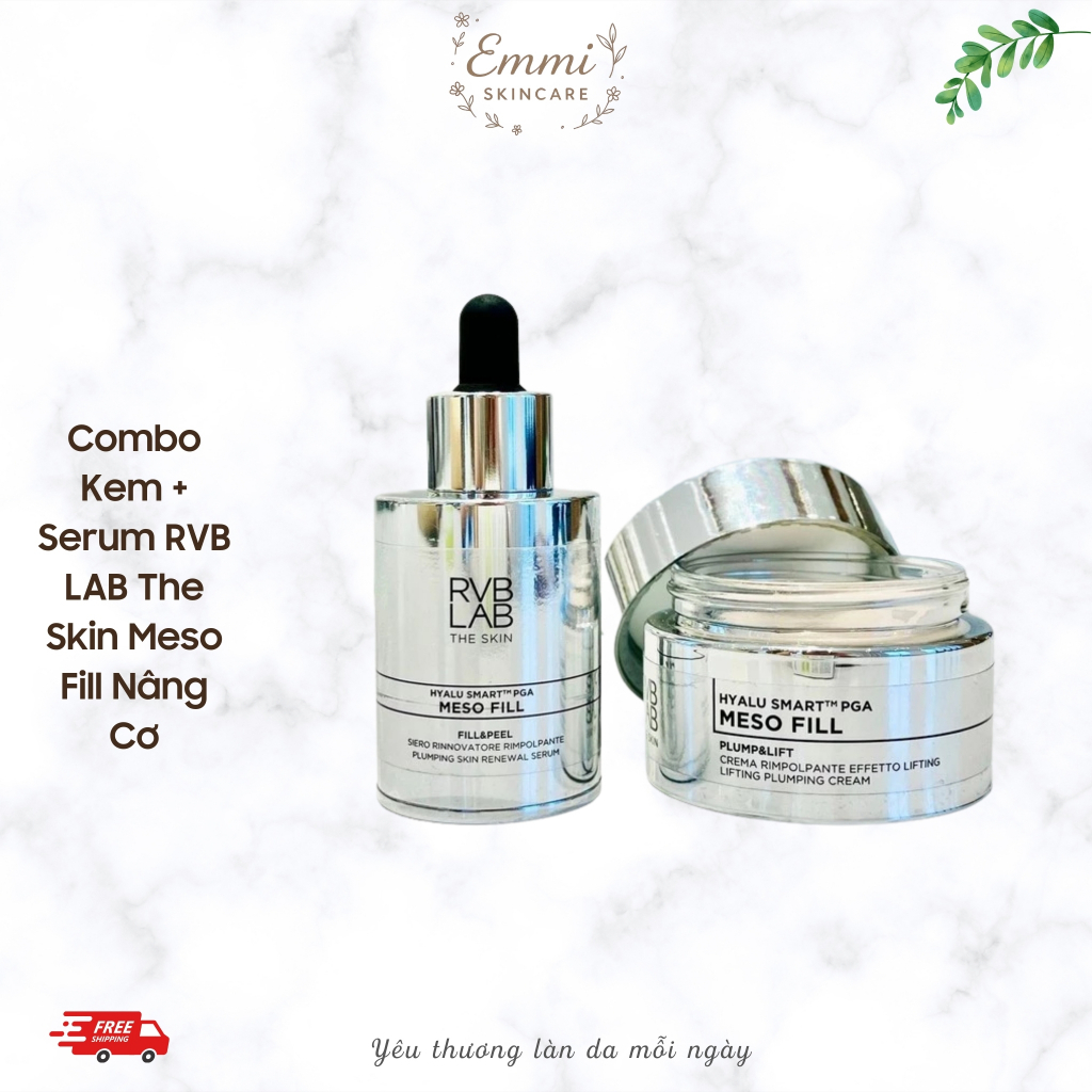 [Công Ty] Combo Kem và Serum RVB LAB The Skin Meso Fill Nâng Cơ | Shopee Việt Nam