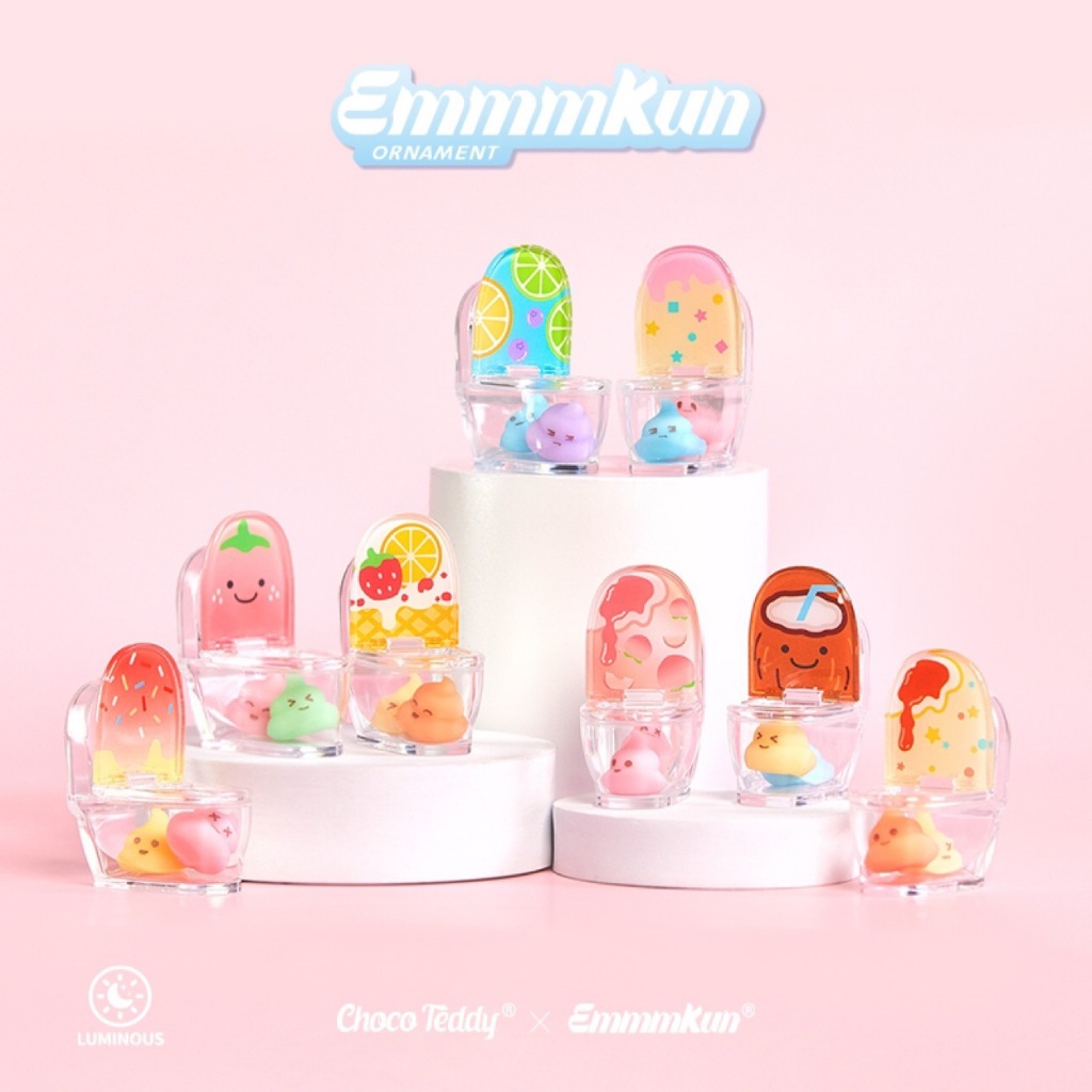 [Choco Teddy] Blindbox Mini Emmmkun Ornament - Mô hình Mini Bồn cầu ...