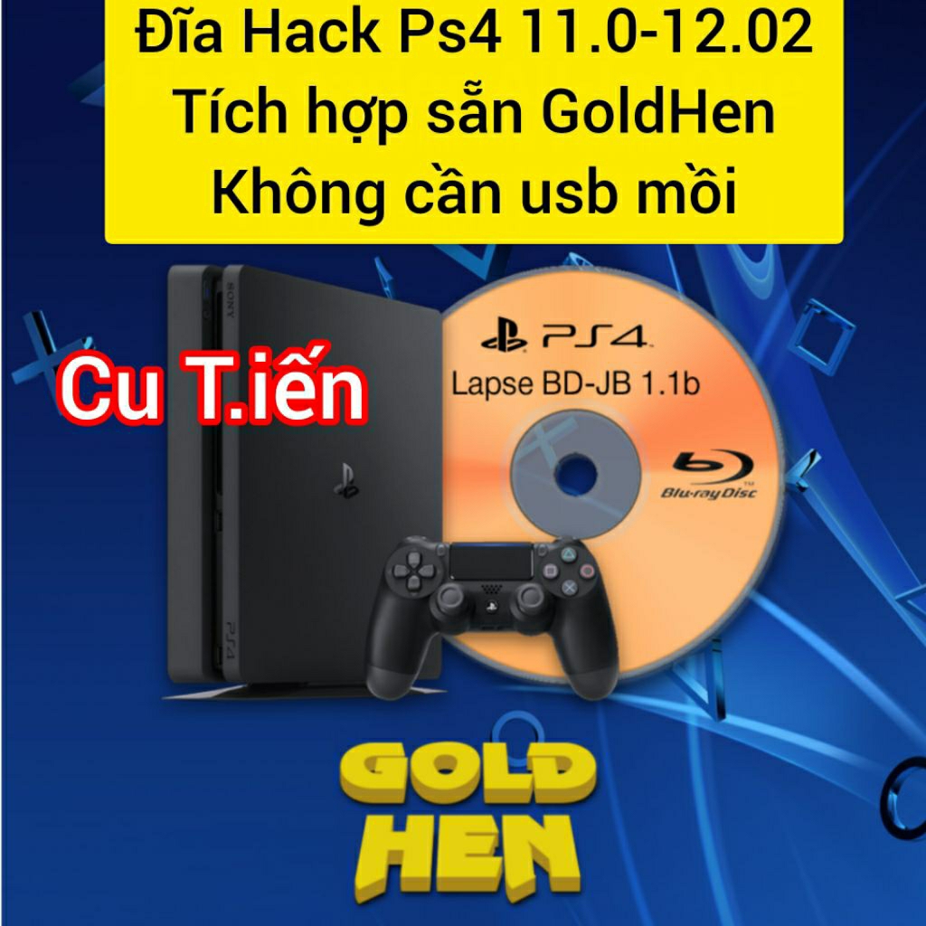 (Thanh lý)Đĩa Kick Ha ck Hax Ps4 Fw 11.0 -12.02 tích hợp sẵn Goldhen ...