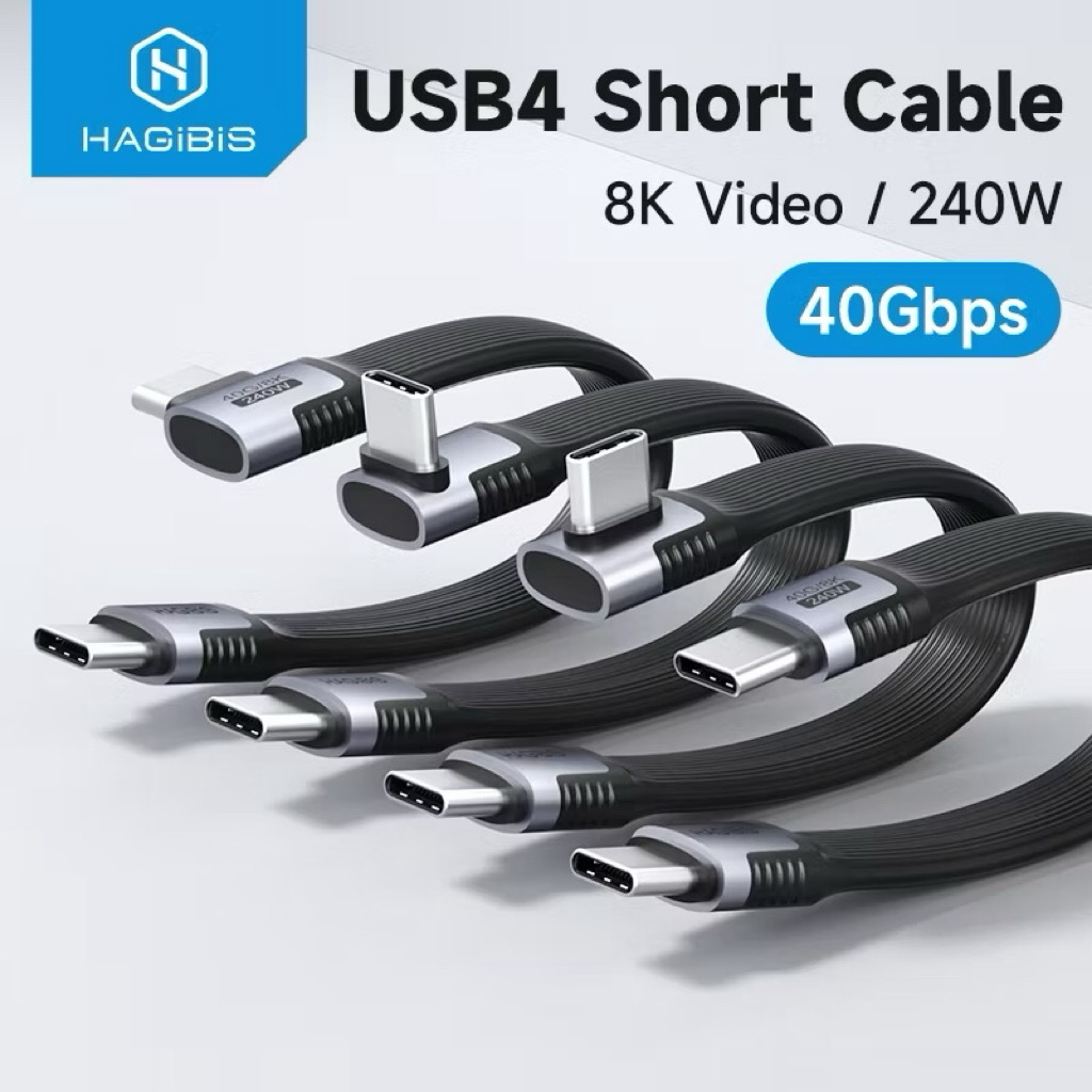 Cáp dữ liệu C to C Hagibis USB4.0 40Gbps PD 240W 8K 60Hz cho ...