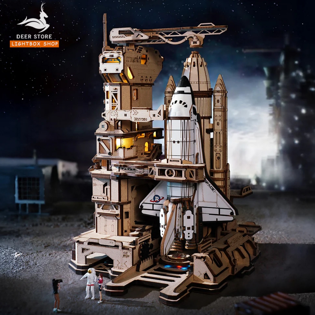 Mô hình gỗ 3D DIY ROBOTIME Tàu Con Thoi Không Gian – Space Shuttle ...