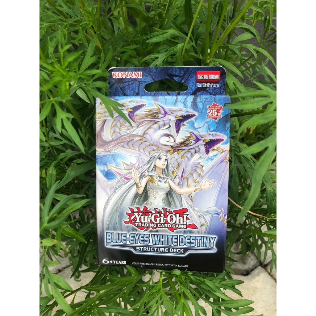 Bộ bài YUGIOH STRUCTURE DECK - Blue-Eyes White Destiny - TCG (UK) | Shopee Việt Nam
