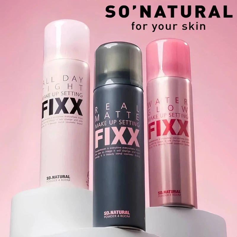 Xịt khoá nền So Natural fixx 75ml/All Day Tight Face Makeup Setting ...