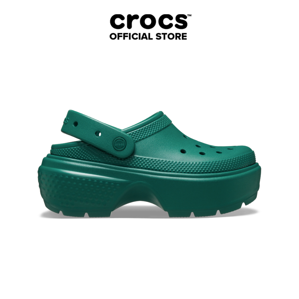 Giày Clog Unisex Crocs Stomp - Emerald | Shopee Việt Nam