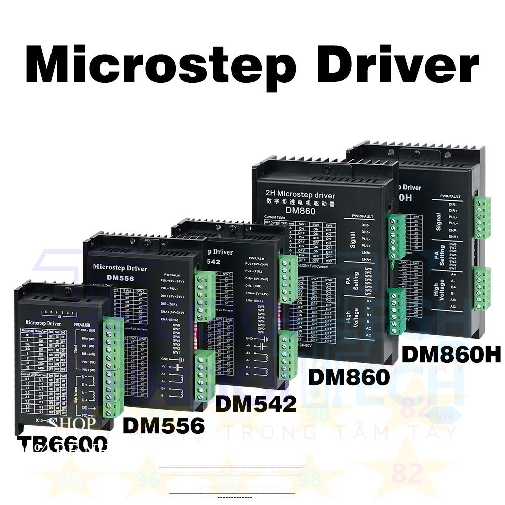 TH Bộ Điều Khiển Driver Động Cơ Bước DM542 DM556 DM860H MA860H DMA860H ...