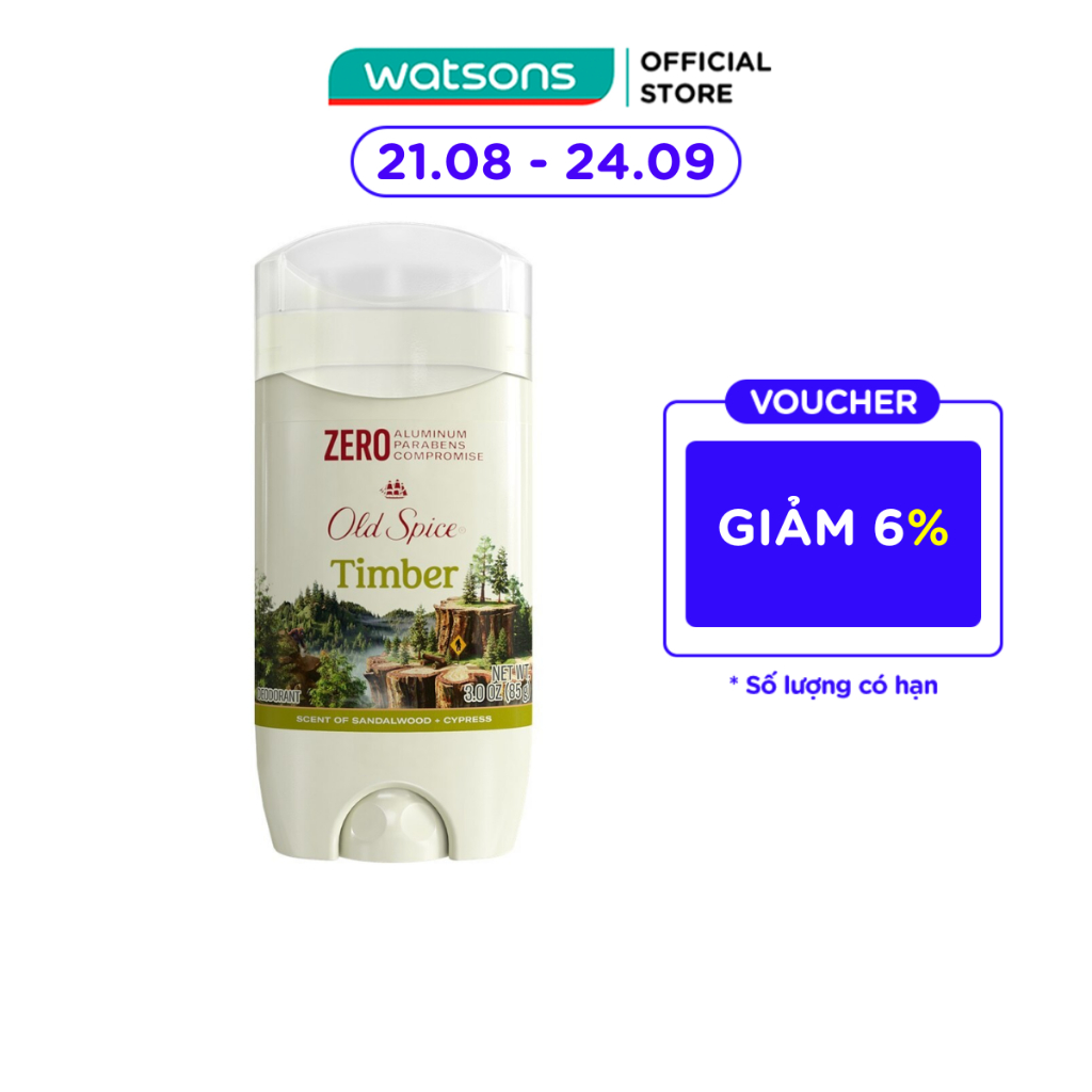 Sáp Khử Mùi Old Spice Timber 85g | Shopee Việt Nam