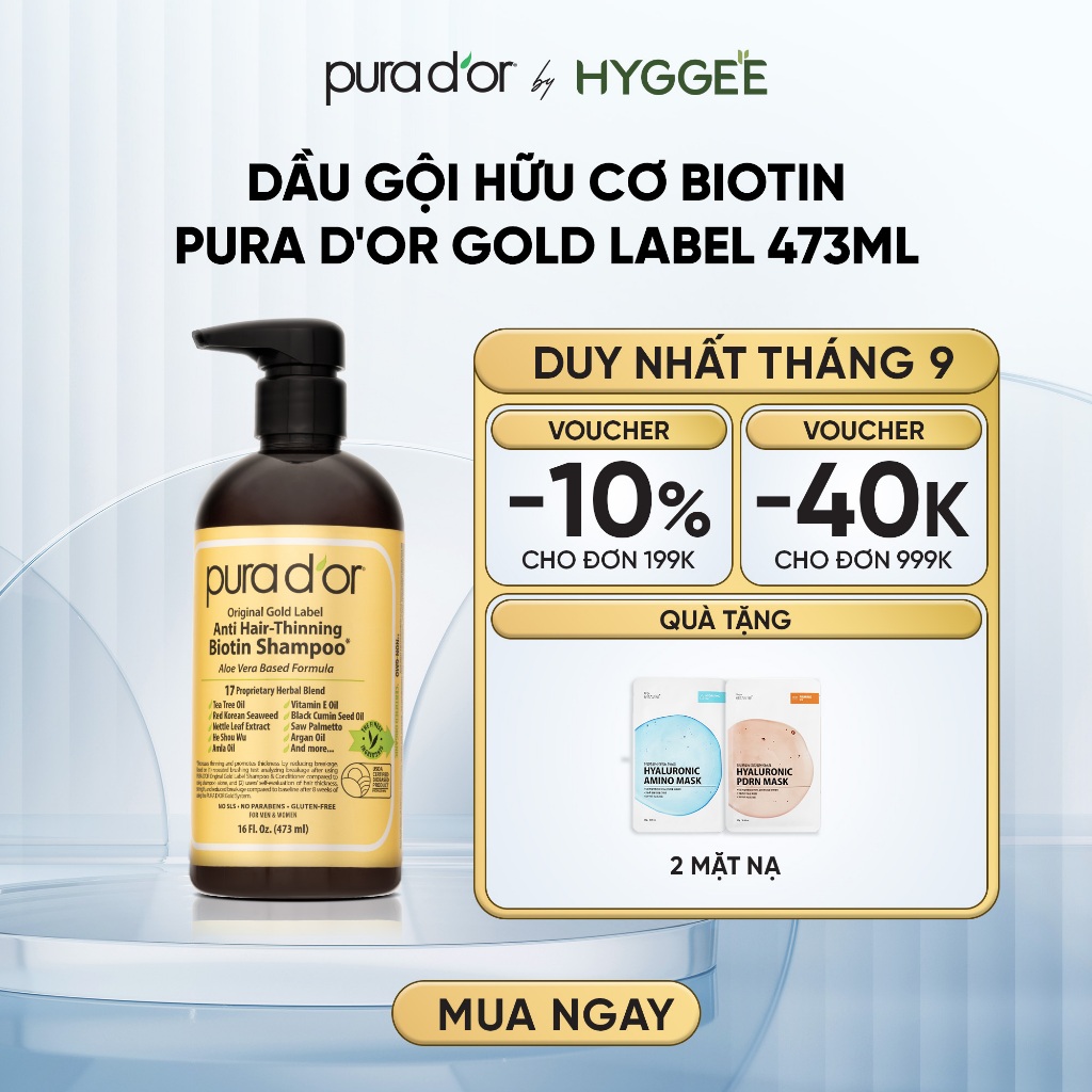 Dầu Gội Biotin Pura D’or Original Gold Label 236/473ml - – Nuôi Dưỡng ...