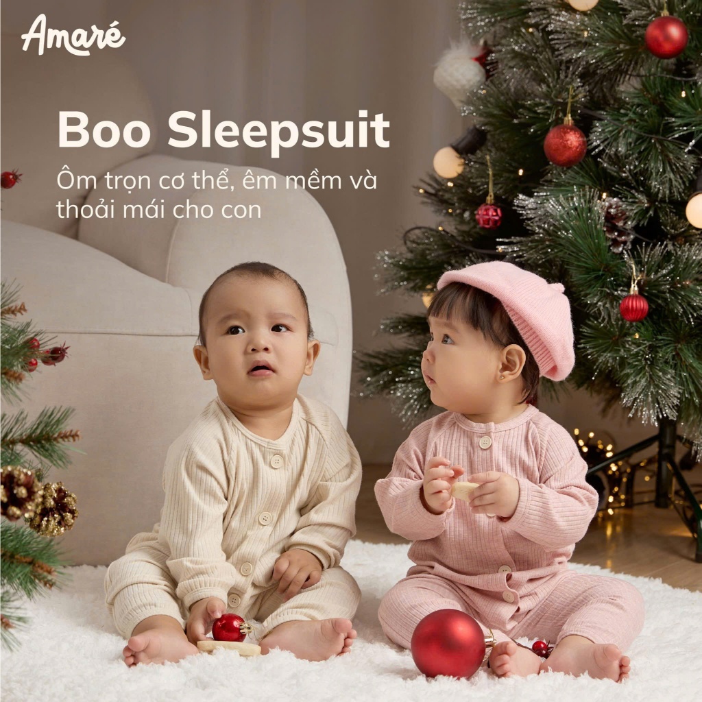 Bodysuit đùi ngắn tay Boo Sleep chất liệu cotton mềm mại (0M-24M) đồ ...