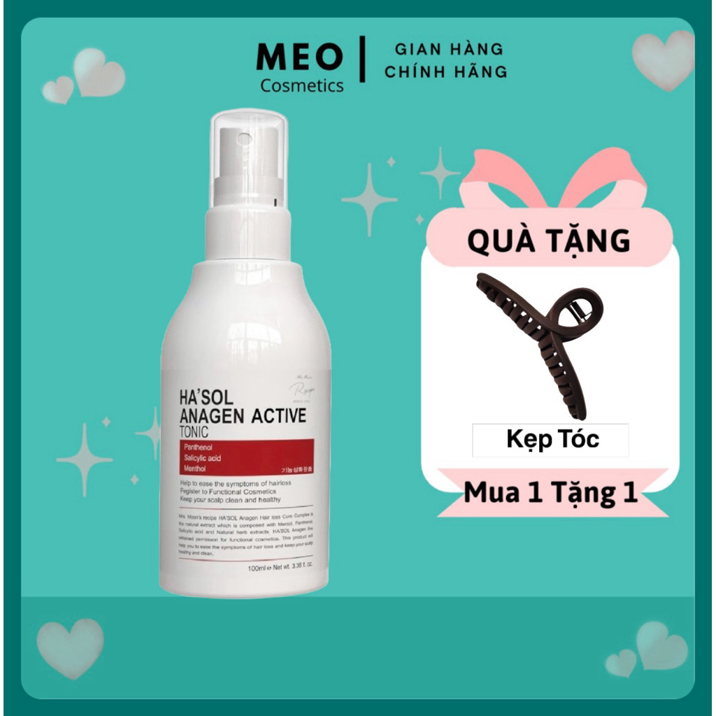Xịt Kích Mọc Tóc Hasol Anagen Active Tonic 100ml Dưỡng Da Đầu Nuôi ...