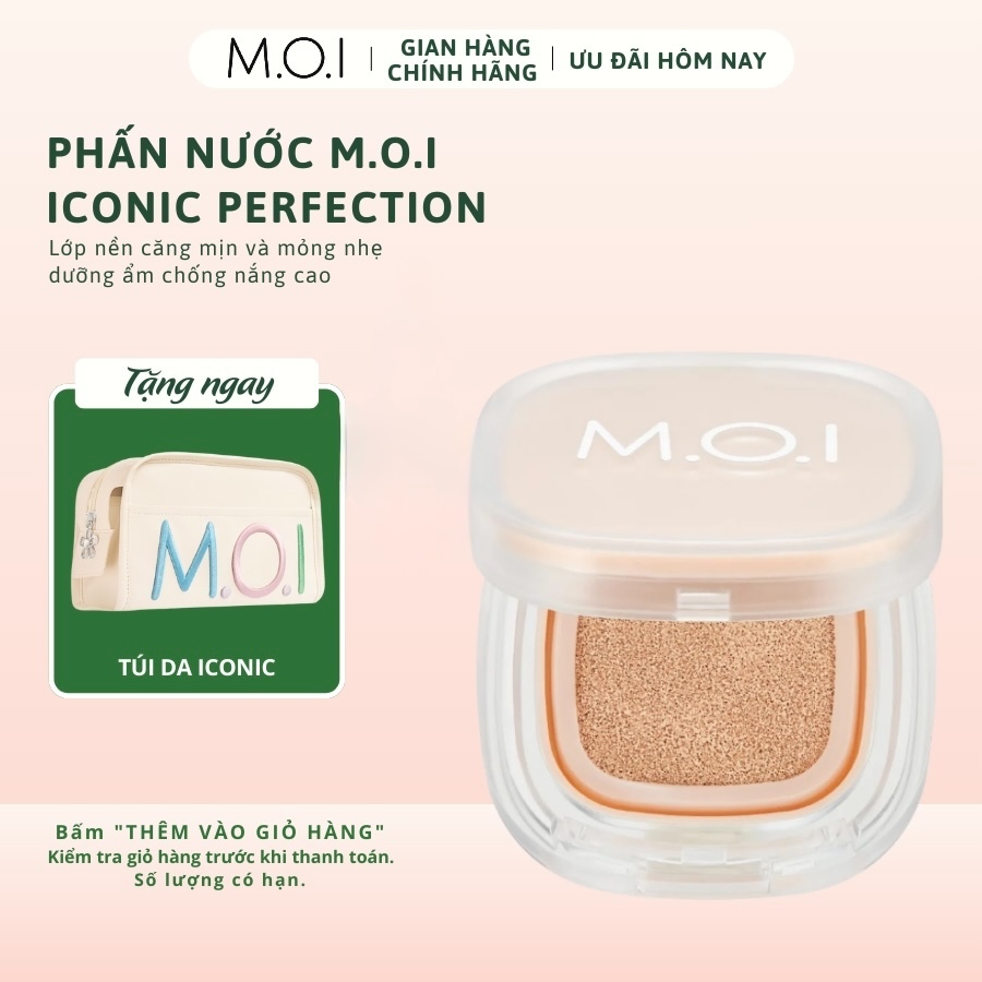 Phấn Nước M.O.I Iconic Perfection Cushion Phiên Bản Giới Hạn SPF 50+/PA ...