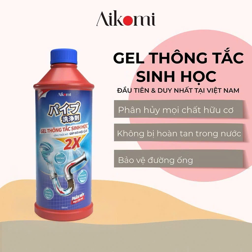 Gel Thông Tắc Sinh Học CleanZ (Vệ sinh cống, chậu rửa bát, bồn rửa mặt ...