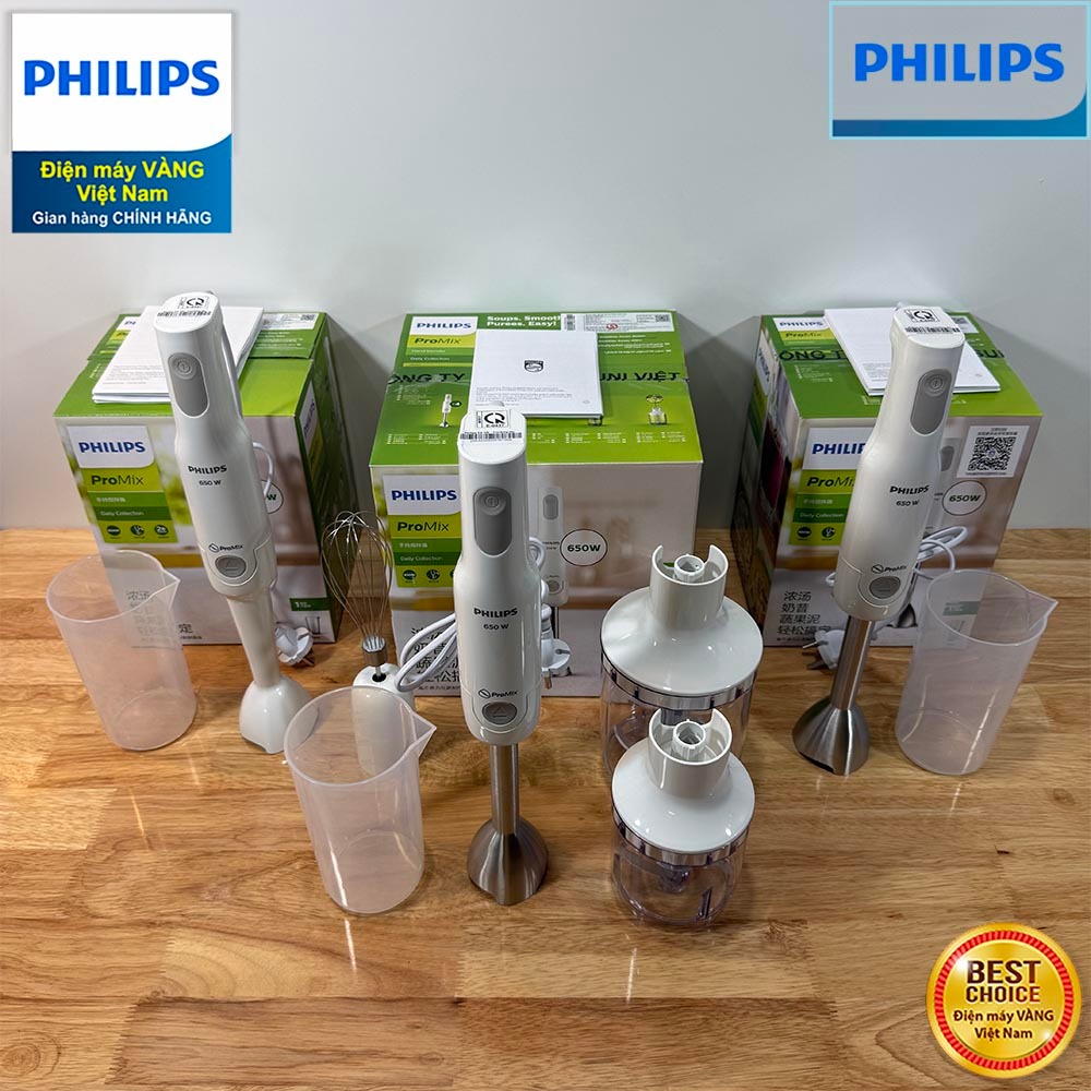Máy xay cầm tay Philips HR2531 HR2534 HR2537 - Hãng phân phối chính ...