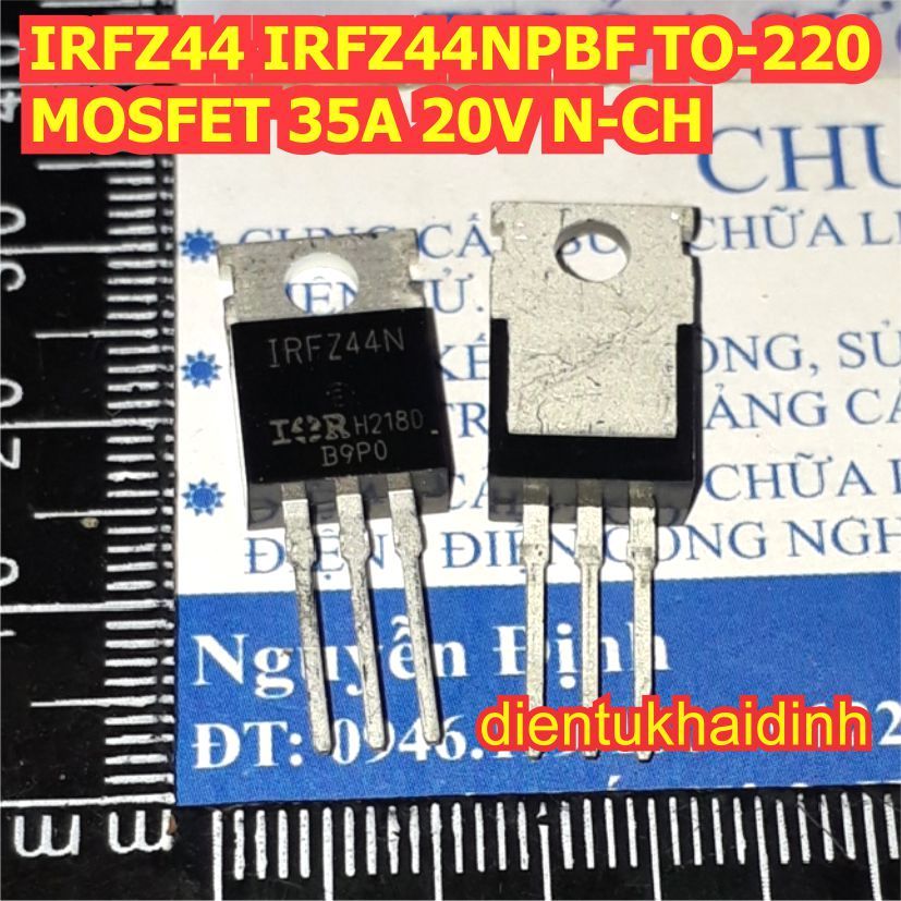 5 con IRFZ44N IRFZ44 Z44 IRFZ44NPBF TO-220 MOSFET 35A 55V N-CH kênh N ...