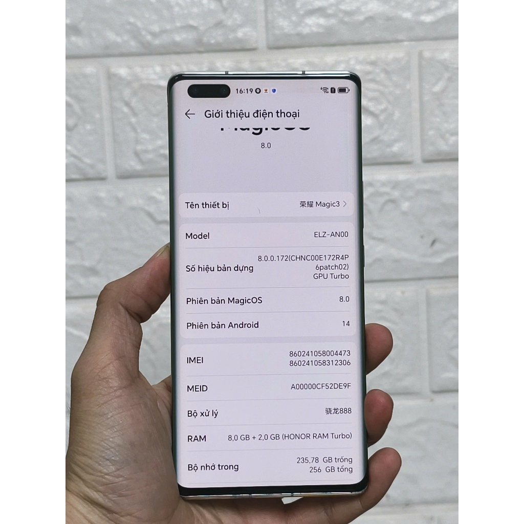 Honor Magic3, 8/256GB, màu trắng | Shopee Việt Nam