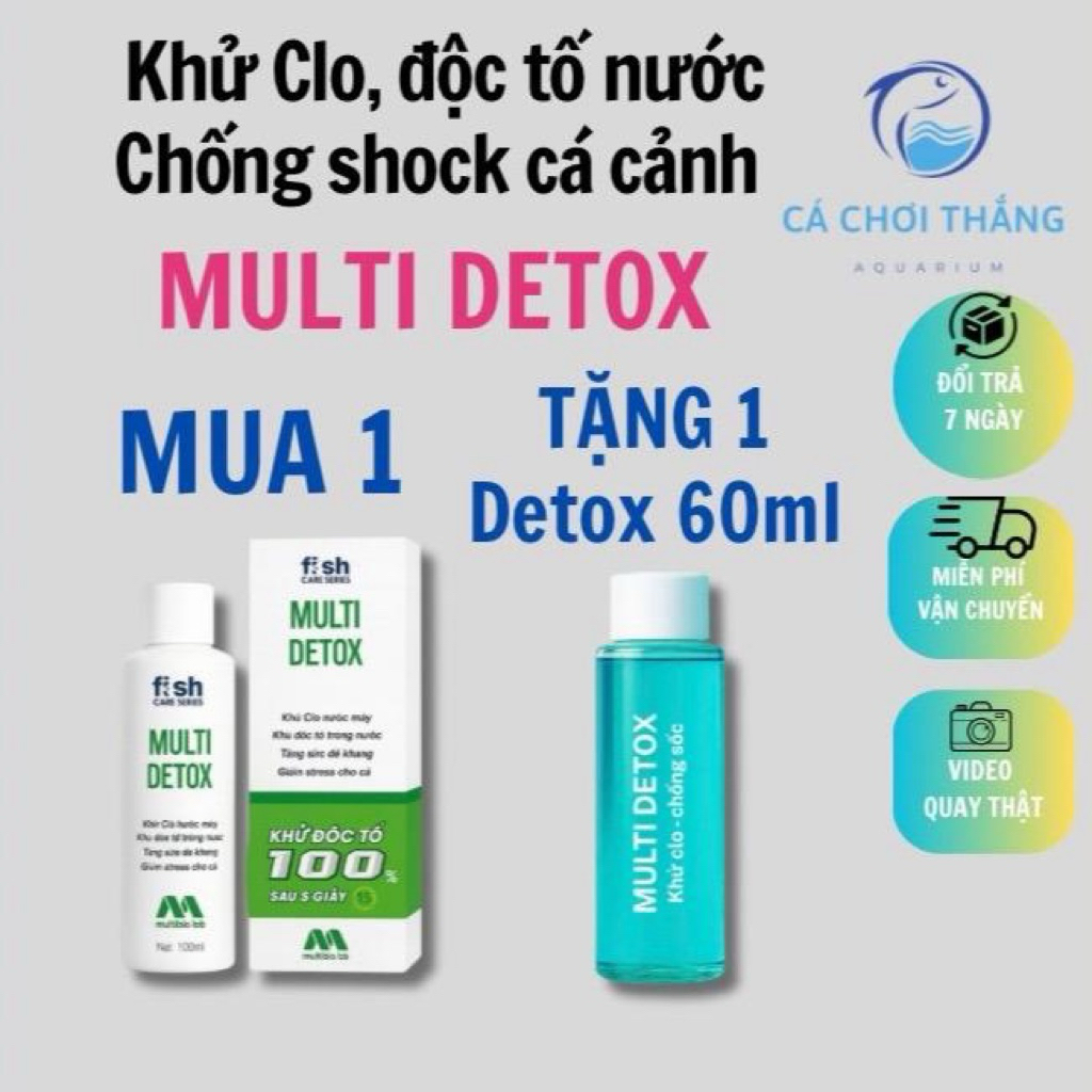 [MUA 1 TẶNG 1] MULTI DETOX (Bản mới nhất) - Khử Clo, khử độc tố, kim ...