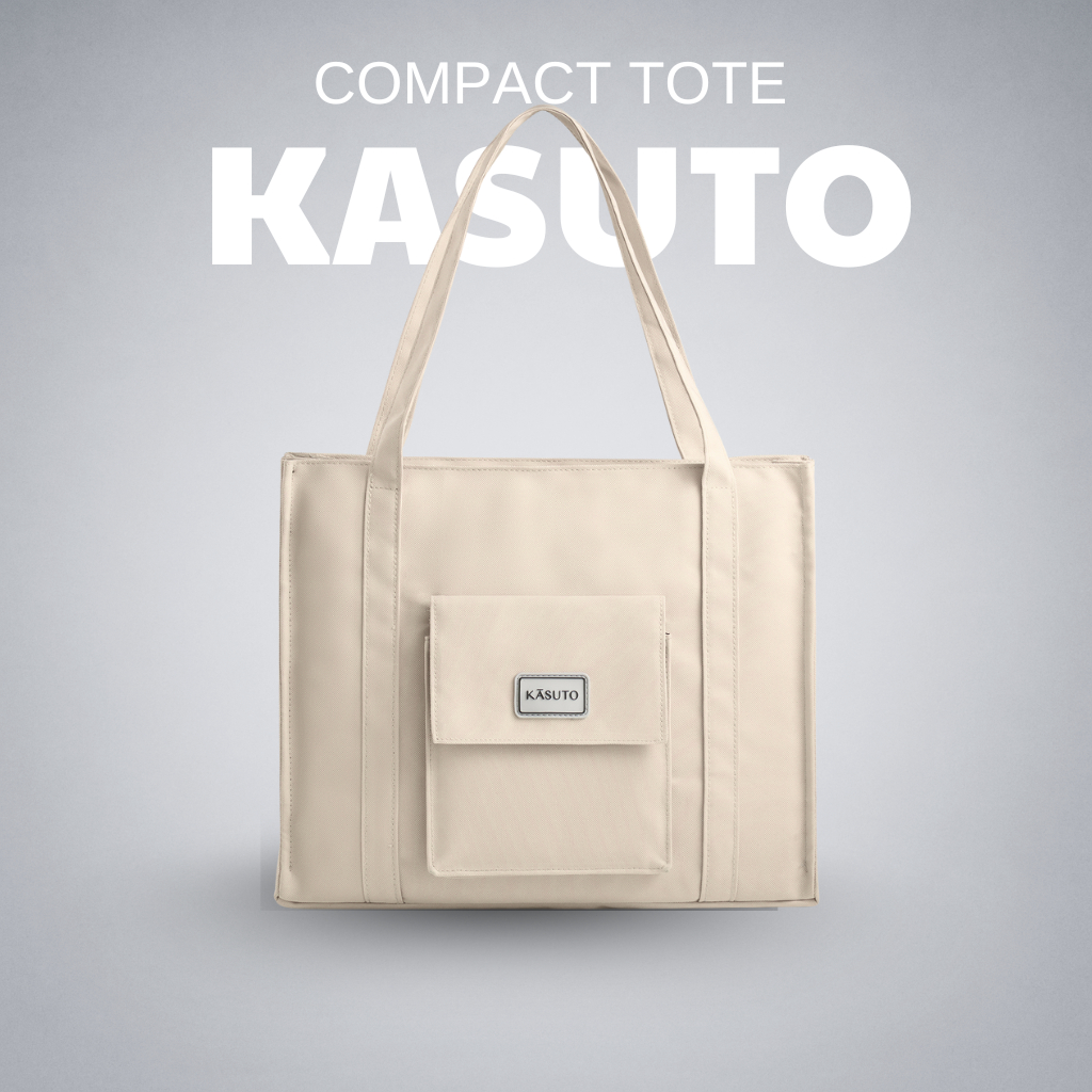 Túi Tote Nam Nữ KASUTO BRAND Compact Book Tote Vải Canvas Chống Nước Có ...