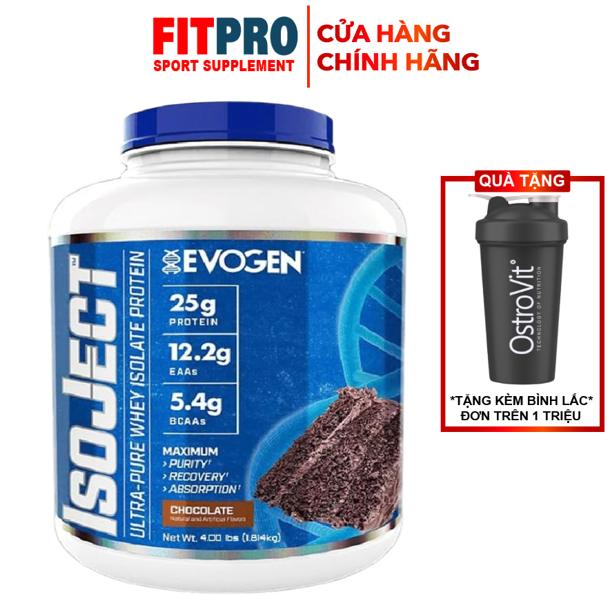 Evogen ISOJECT (57 Lần Dùng) Whey Protein Isolate Tinh Khiết | Tăng Cơ ...