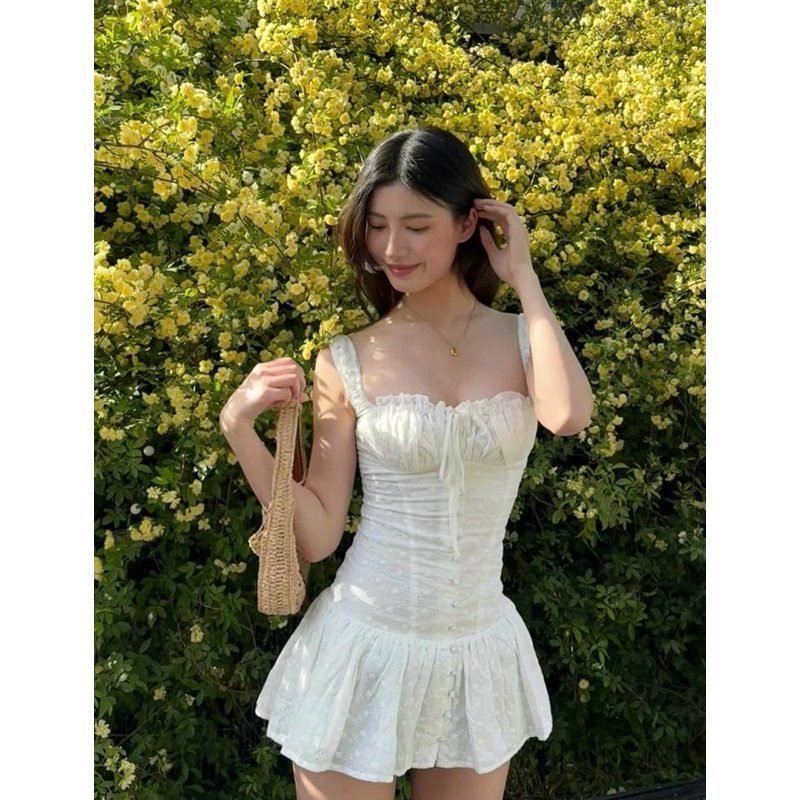 LOLLY DRESS- đầm nhún 3 màu | Shopee Việt Nam