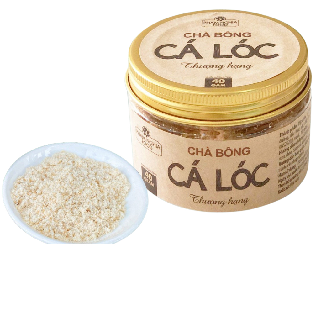 Chà bông cá lóc thượng hạng Phamnghiafood hũ 40gr | Shopee Việt Nam