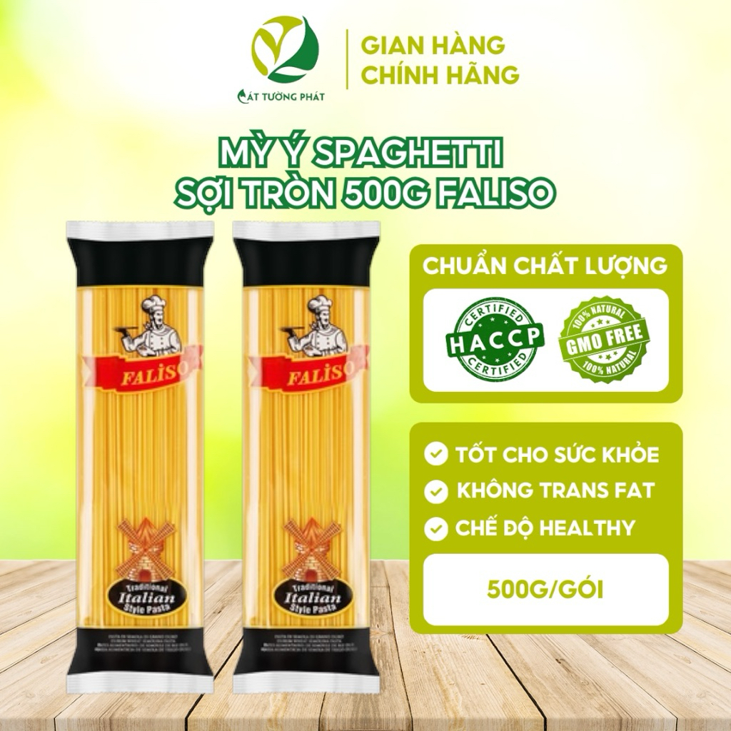 Mì spaghetti Pasta Faliso 500g, Mỳ Ý Spaghetti Sợi Tròn Thơm Ngon nhập ...