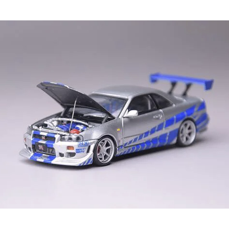 Mô hình ô tô Skyline GT-R R34 FNF 1/64 FH | Shopee Việt Nam