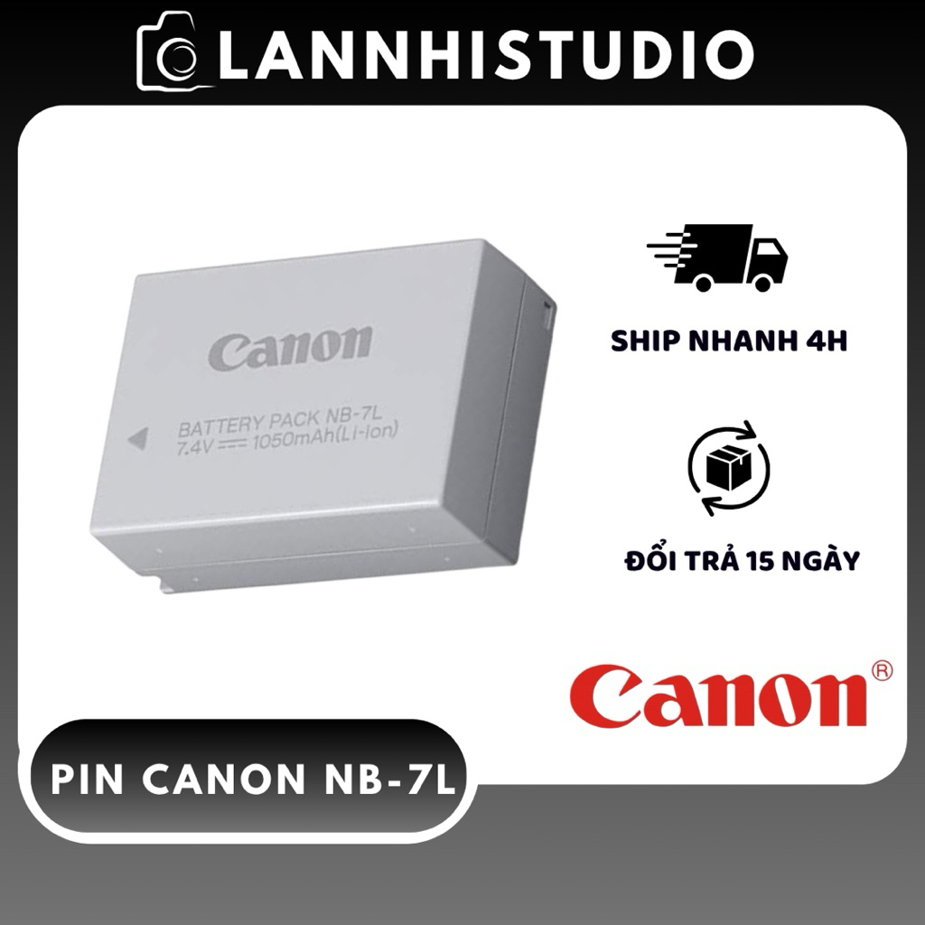 Pin Canon NB-7L Cho Máy Ảnh Canon PowerShot G10, G11, G12, SX30 IS ...