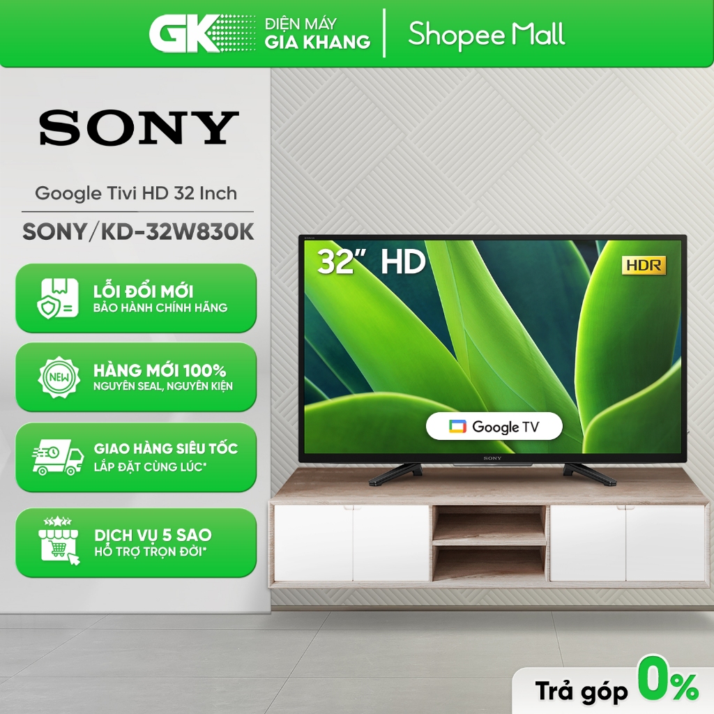 KD-32W830K - Google Tivi Sony HD 32 Inch KD-32W830K [Toàn Quốc ...