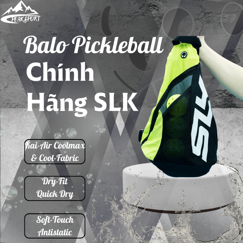Balo Pickleball Thể Thao Chính Hãng SLK Pickleball, Đá Bóng Dây Rút Cực ...