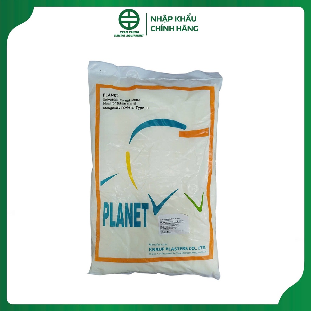 Thạch cao Planet - Màu Vàng/ Trắng - Gói 1Kg | Shopee Việt Nam