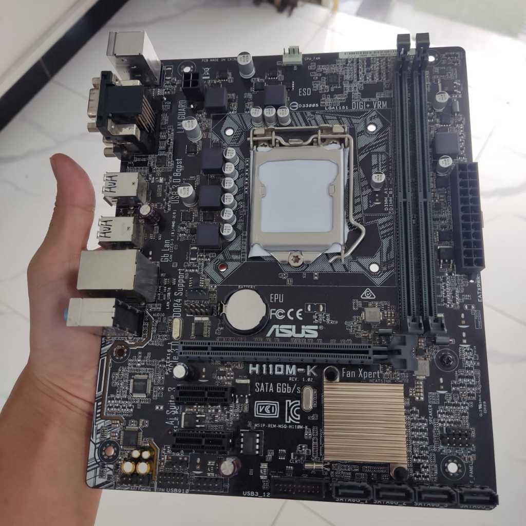 Main ASUS H110 M.2 NVME Đã Qua Sử Dụng, Main Đẹp Không Lỗi Dùng RAM ...
