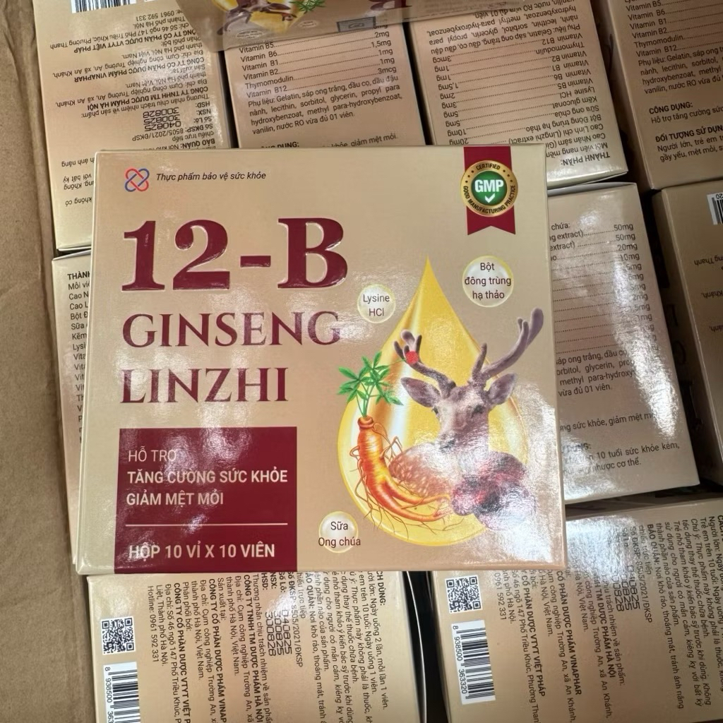 Viên uống Multivitamin tổng hợp Vitamin 12B with Ginseng hộp 100 viên ...