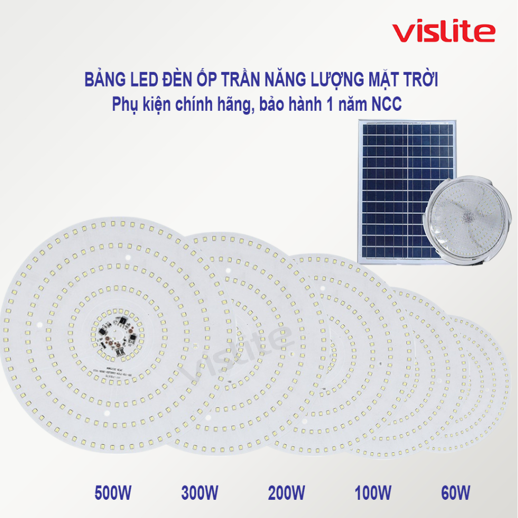 Mạch LED đèn năng lượng mặt trời Vislite dùng cho đèn ốp trần 100w ...