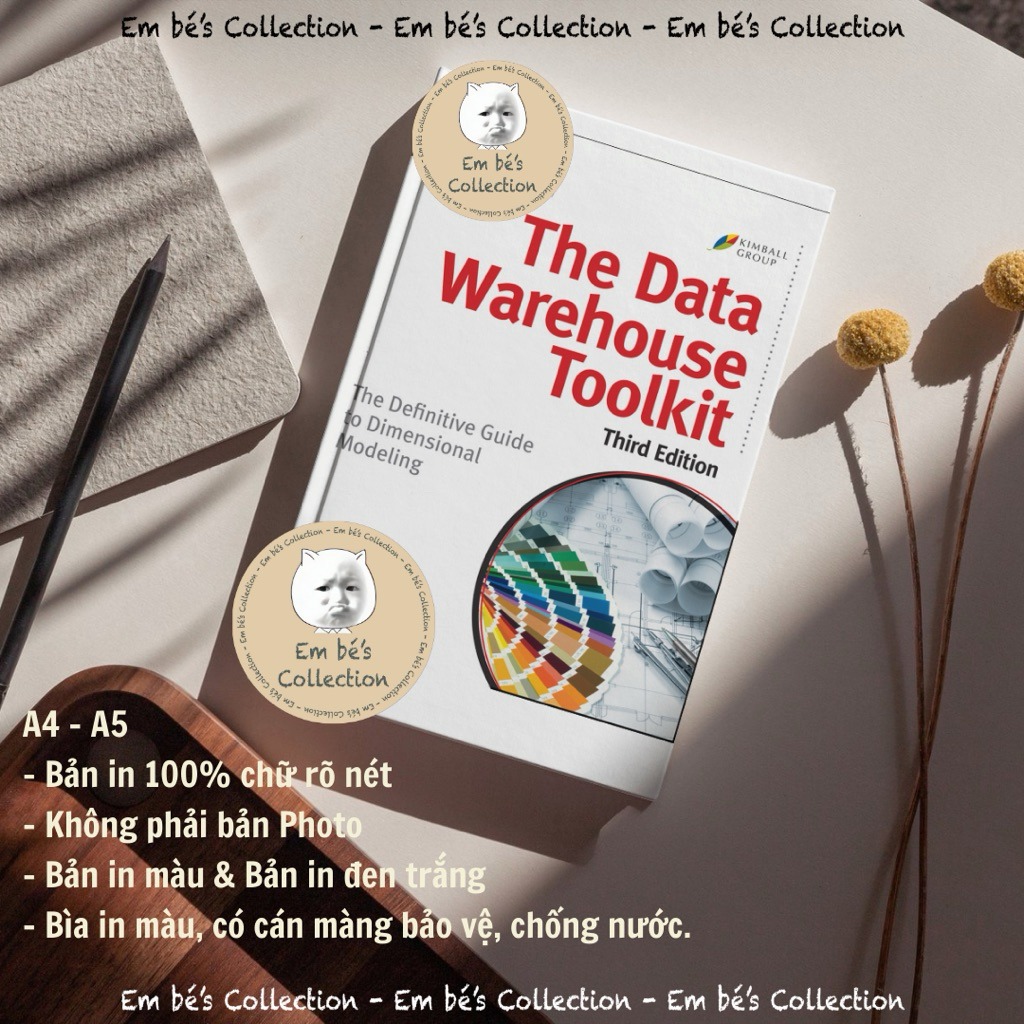 The Data Warehouse Toolkit 3rd. A4-A5. Bìa in màu cán màng | Shopee ...
