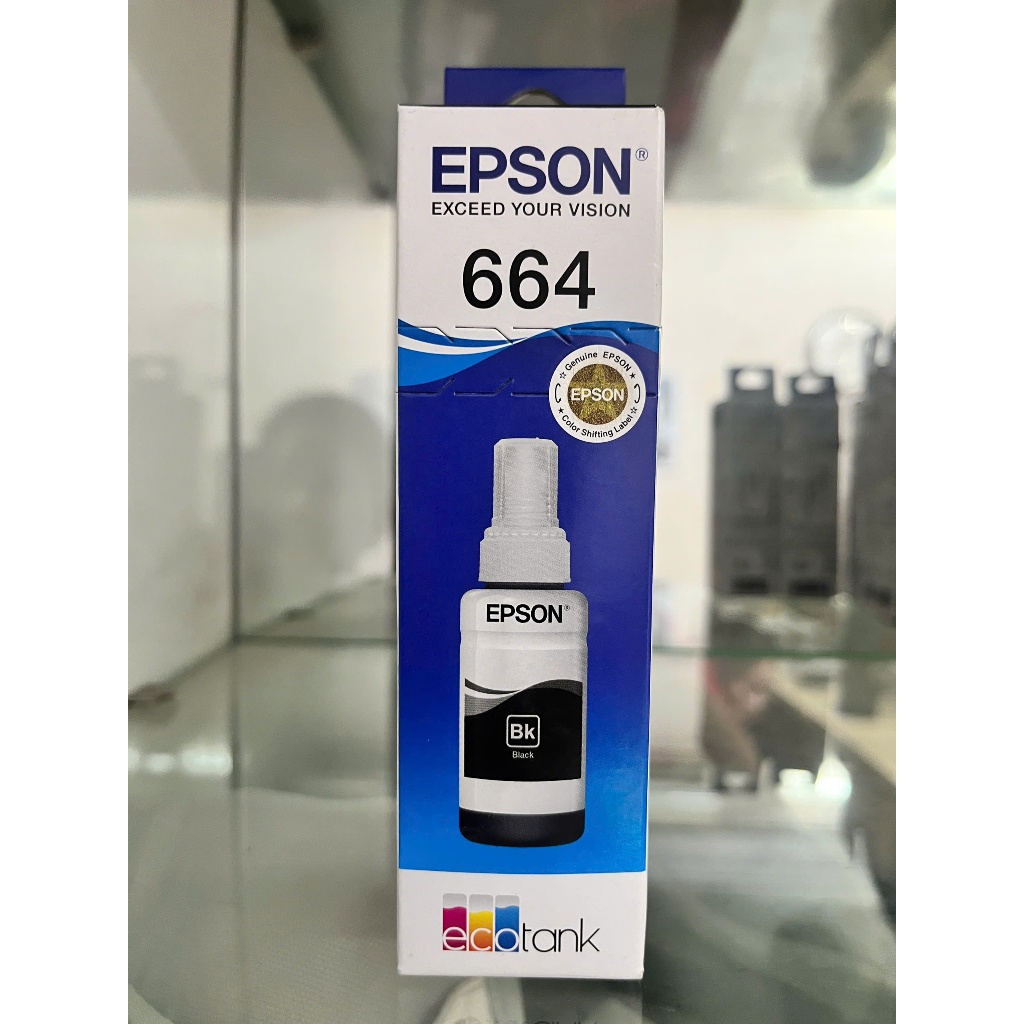 Mực in Chính Hãng Epson T6641 (BK) Đen – Cho máy L110/ L120/ L310/ L360 ...