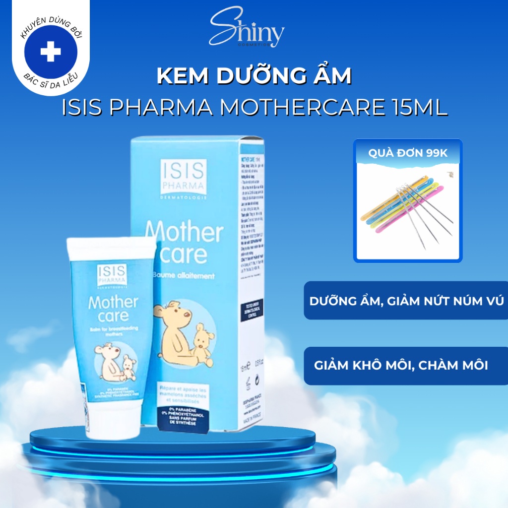 Kem Isis Pharma Mothercare dưỡng ẩm, giảm khô môi, chàm môi, nứt núm vú ...